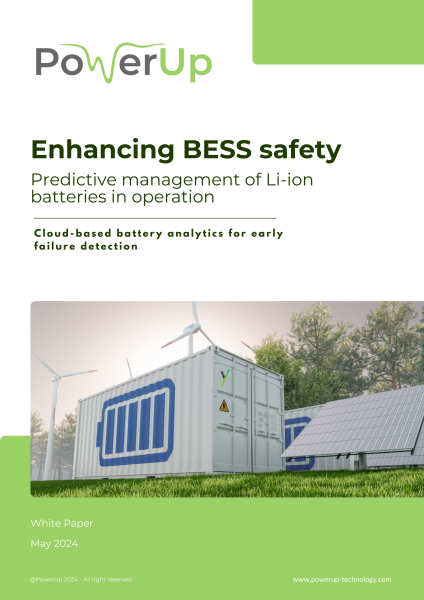 Battery analytics in action: Predictive safety management of Li-ion batteries in operation - PowerUp